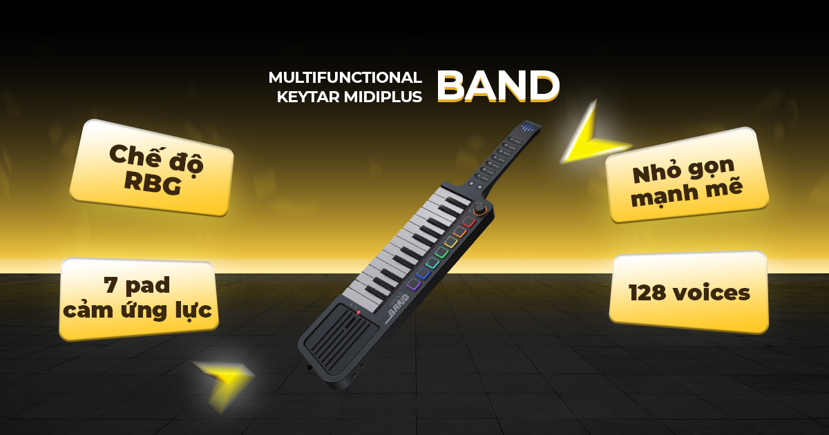 Multifunctional Keytar Midiplus BAND 🎹 Biểu diễn sáng tạo
